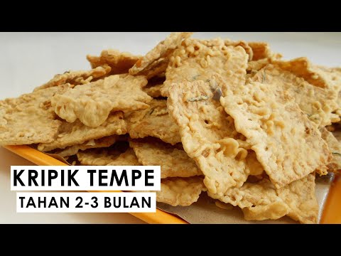 CARA MEMBUAT KRIPIK TEMPE RENYAH - TEMPE GORENG KRIUK
