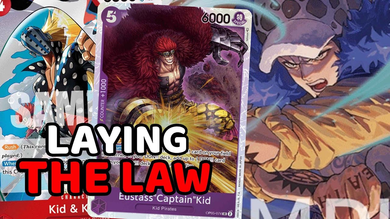 Red Purple Law Deck Gameplay OP07 - One Piece Card Game - YouTube