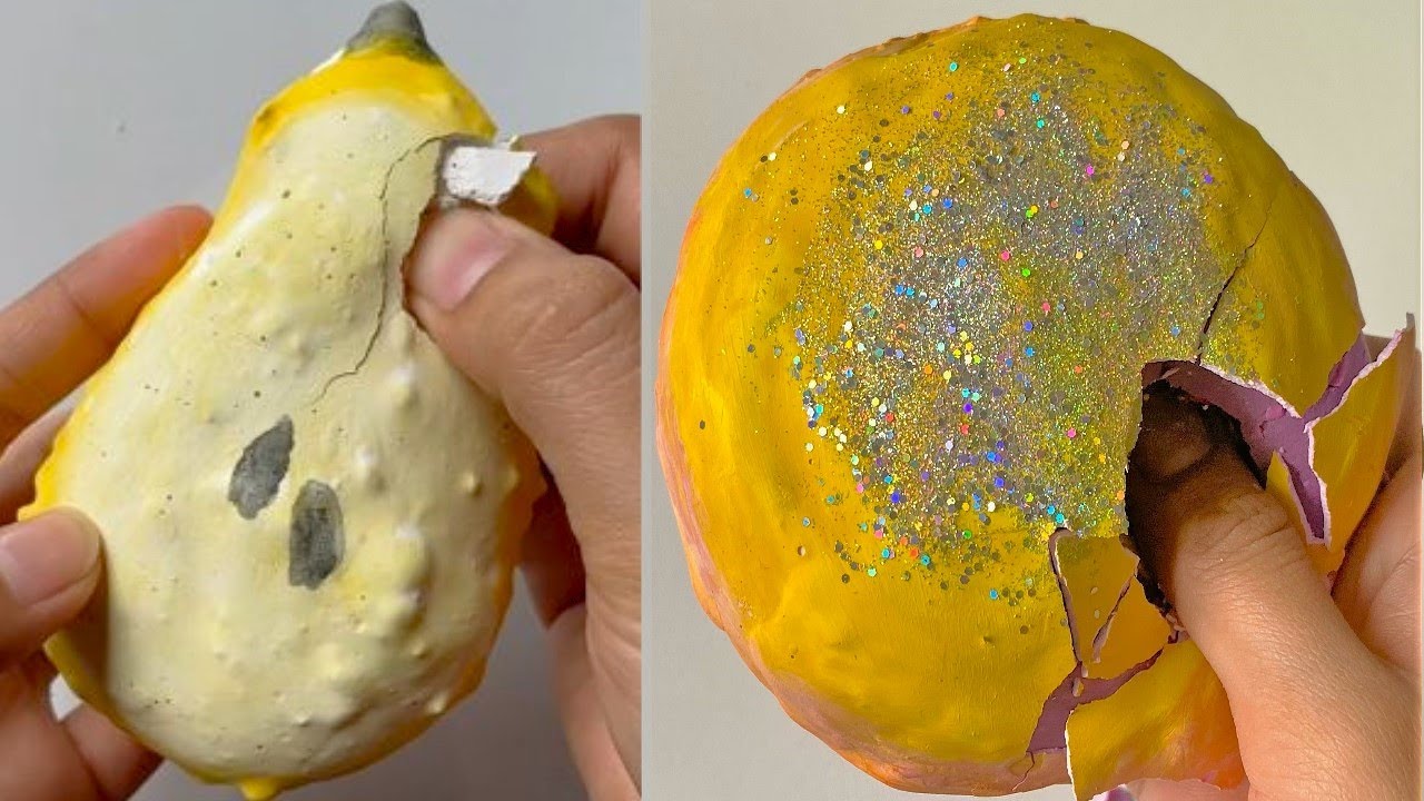 Plaster Clay Cracking & Slime ASMR Video #1095 - YouTube