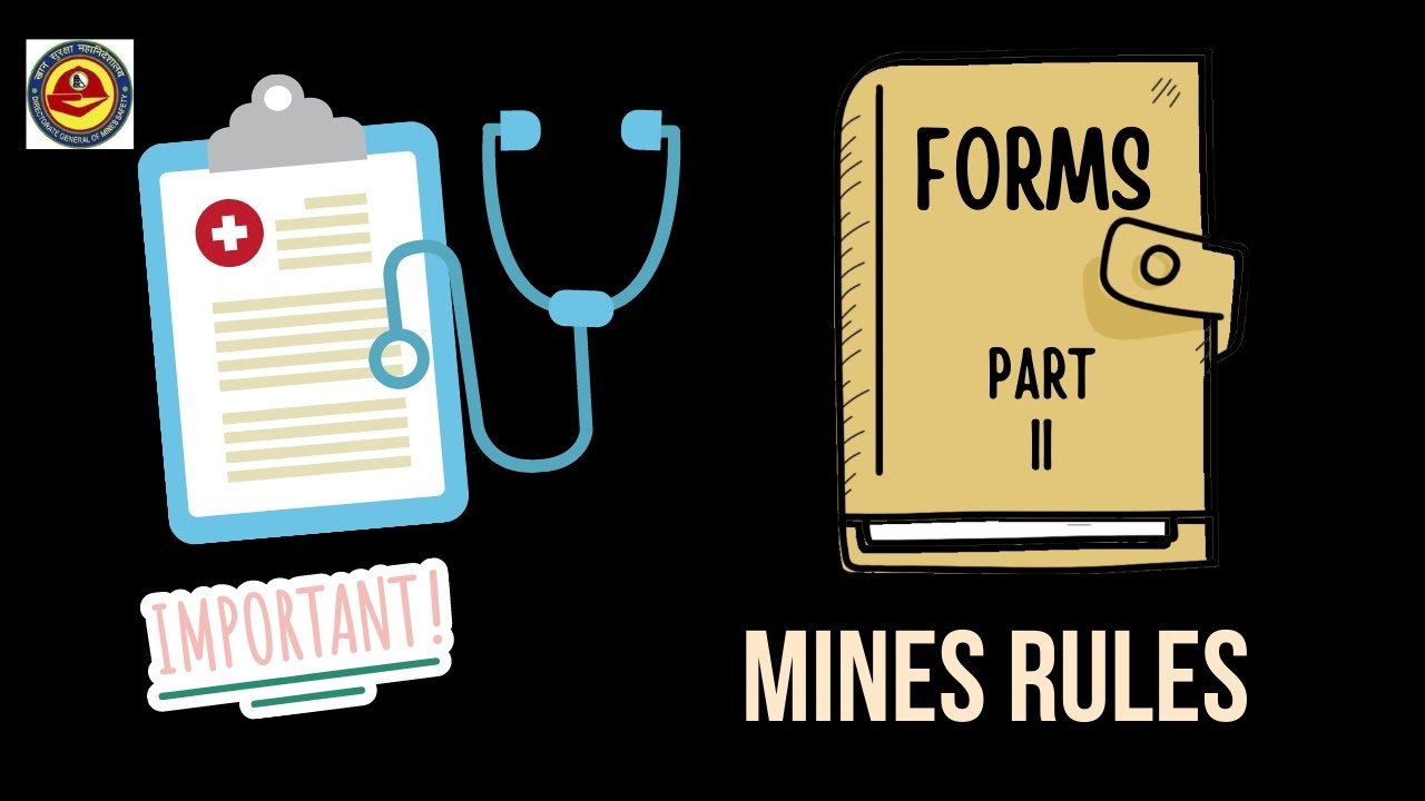 Part II | Forms in Mines Rules | DGMS Exam | Suranga Oli - YouTube