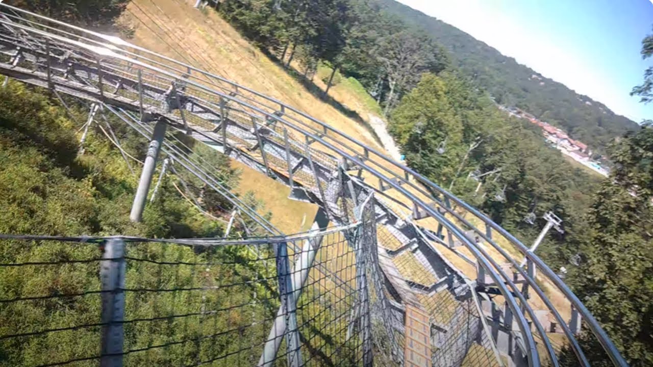 Mountain Coaster - Camelback Mountain Adventures (Pennsylvania) (4K HD ...
