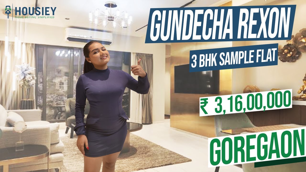Gundecha Rexon Goregaon West | 3 BHK Sample Flat Tour | Gundecha Group ...