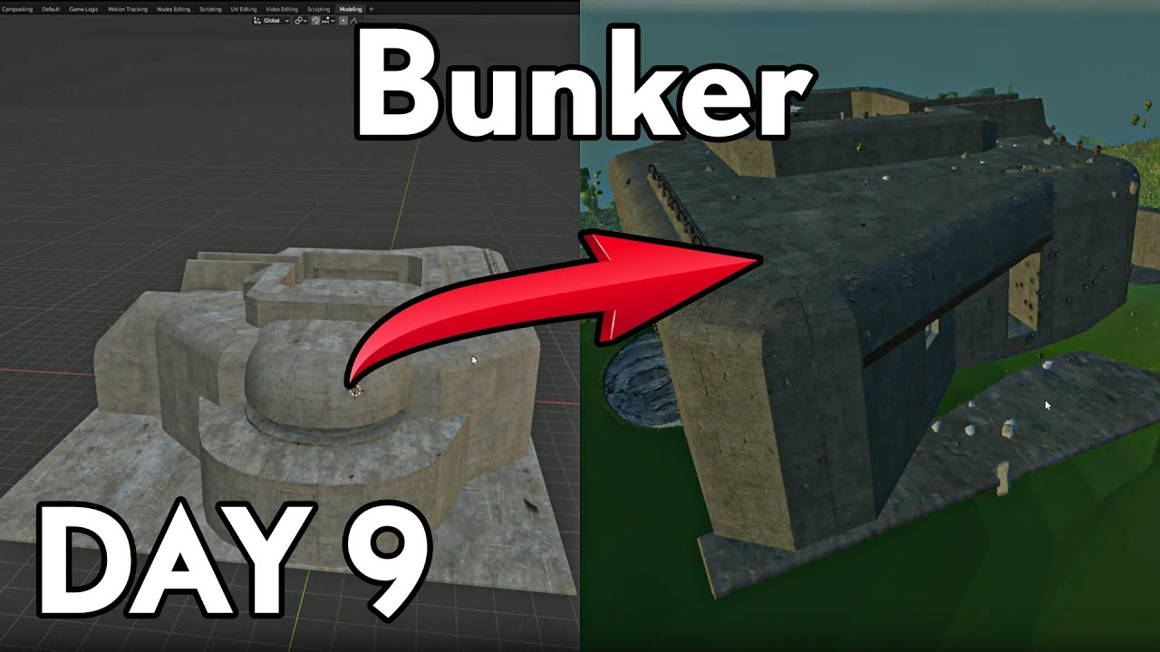 Cortex Command 3D Day 009 Burly brain bunkers 🧱 and new terrain 🌄 - YouTube