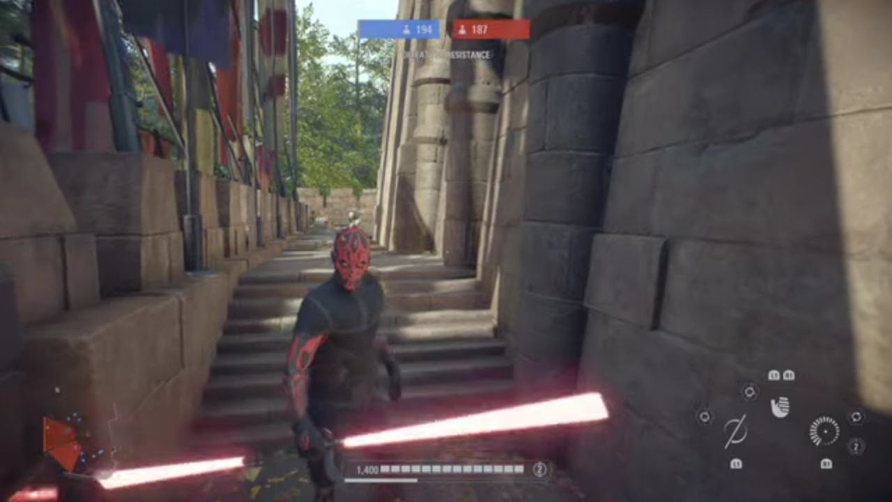 Star Wars Battlefront II Darth Maul Old Master In Custom Arcade Team ...