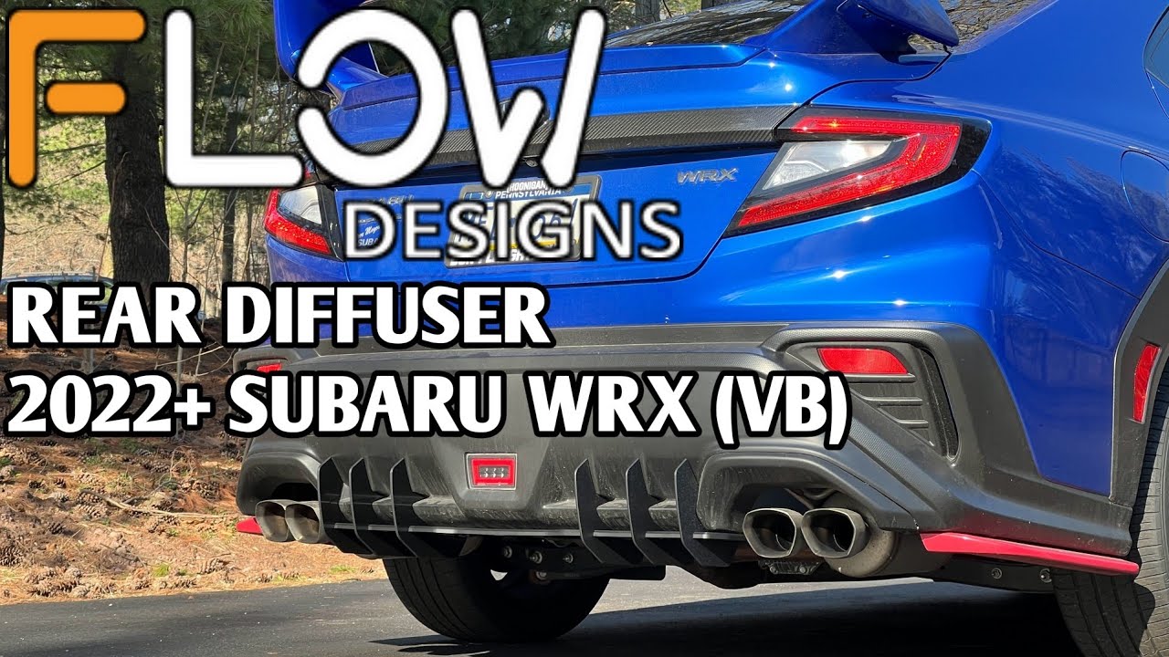 VB WRX Rear Diffuser - YouTube