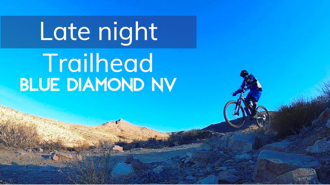 Mountain Biking at Late Night Trailhead - YouTube