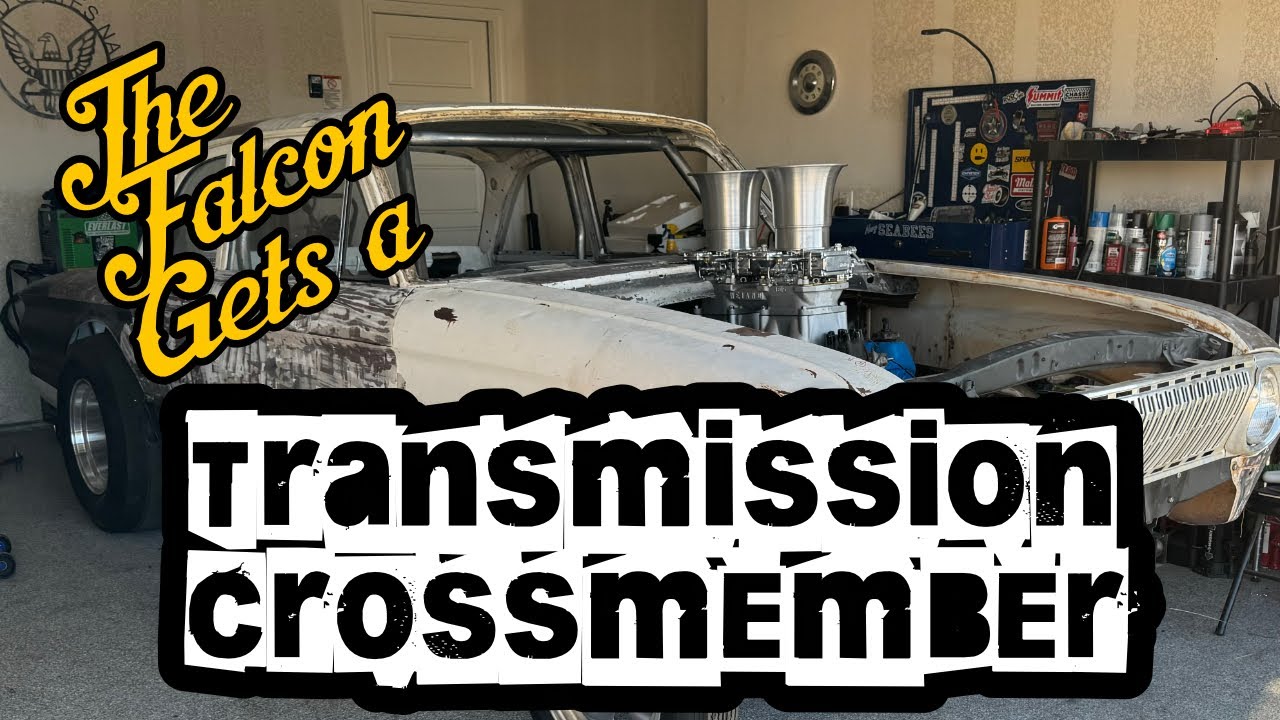 Fabricating a Transmission Crossmember for My Gasser #gasser - YouTube