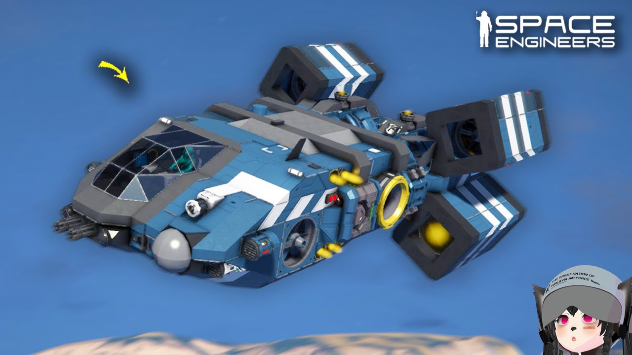 This Good Looking Small Ship is Great for Survival, Space Engineers ...