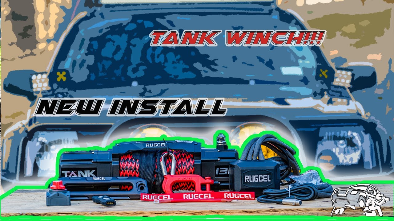 Testing New Rugcel Winch 13500lb TANK - YouTube