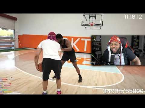 CASH NASTY vs PLAQUEBOYMAX 1V1 BASKETBALL (REACTION!!!) - YouTube