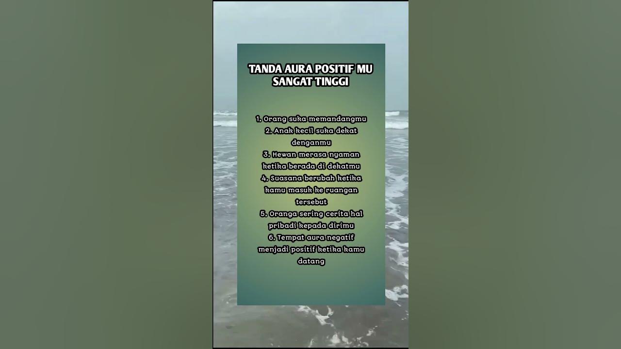 Tanda aura positif mu sangat tinggi#shortvideo#shorts - YouTube