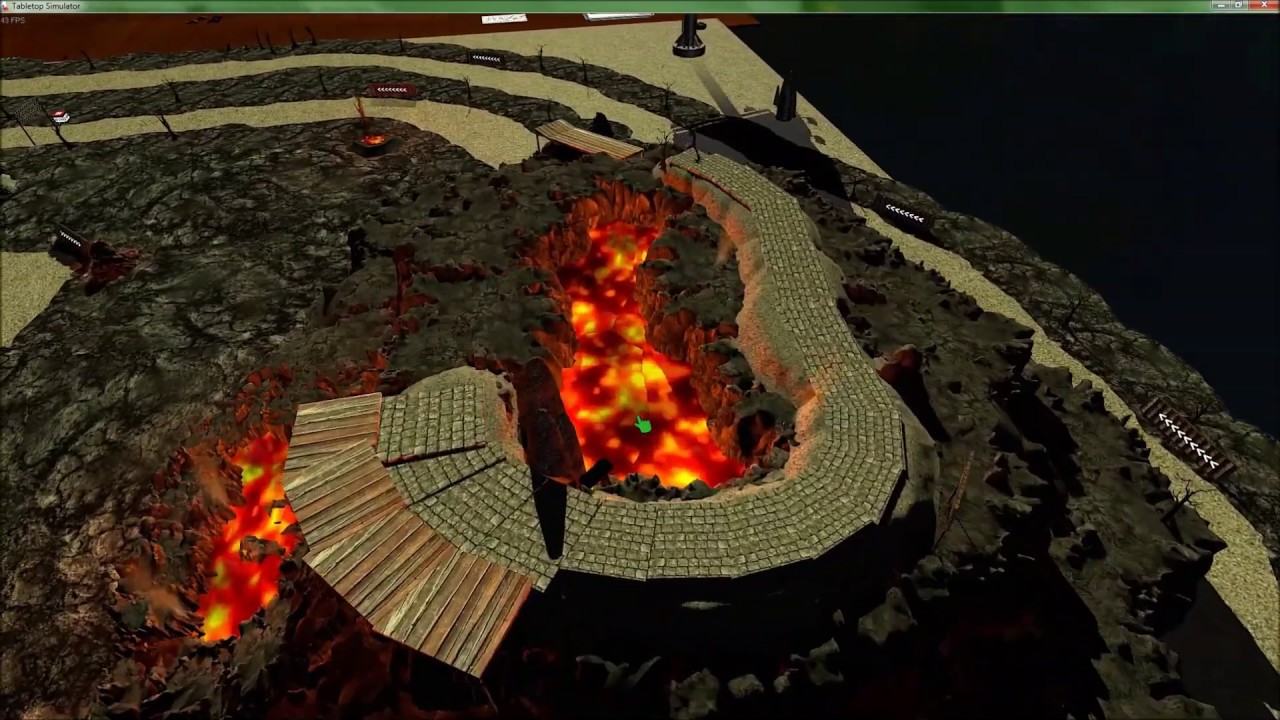 Racing in Tabletop Simulator - Volcano Race Showcase - YouTube