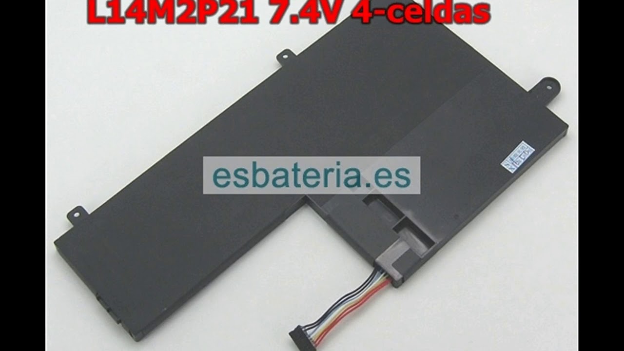 L14M2P21 7.4V 4-celdas baterías para LENOVO portátiles - YouTube