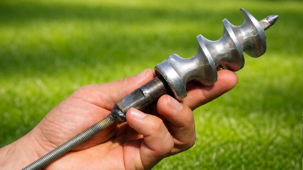 Custom Auger Bit Build: Grinder to Garden - YouTube