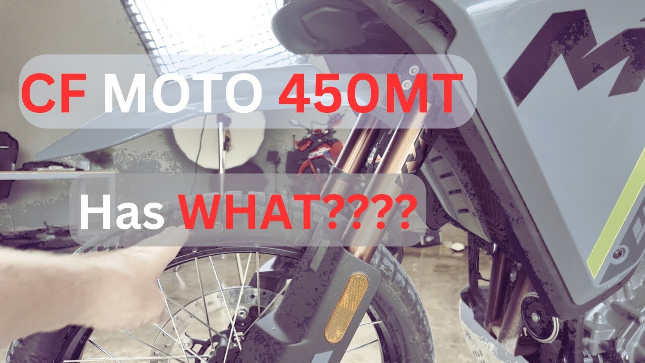 CF Moto 450Mt 7 clever design features you’ll love - YouTube