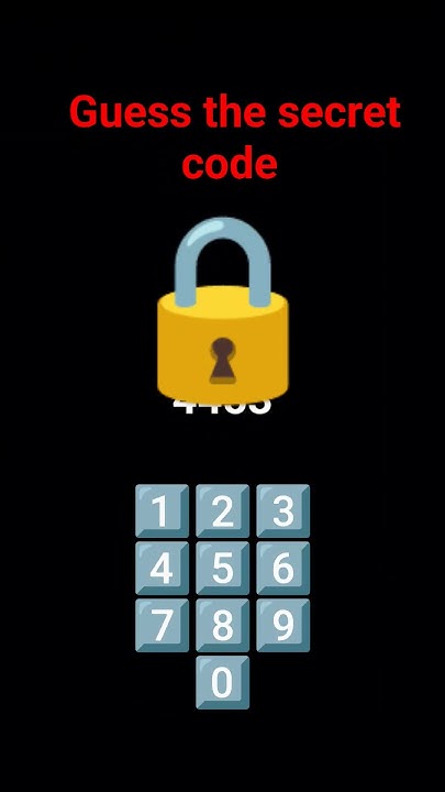 guess the secret code #entertainment #secretcode #hiddencodes # ...