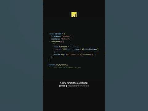 Final Rule To Mastering 'this' Keyword in JavaScript - YouTube