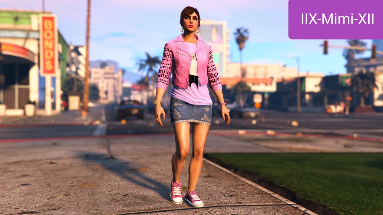 GTA V Online - Adorable & Simple Female "Hero Top Cropped" Outfit ...