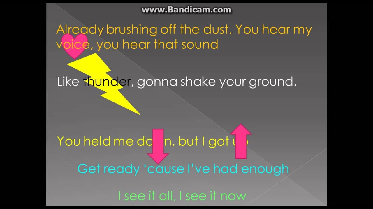 Power Point -Lyrics: ROAR! - YouTube