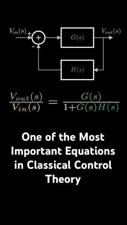 Deriving One of the Most Important Formulas in Classical Control Theory ...