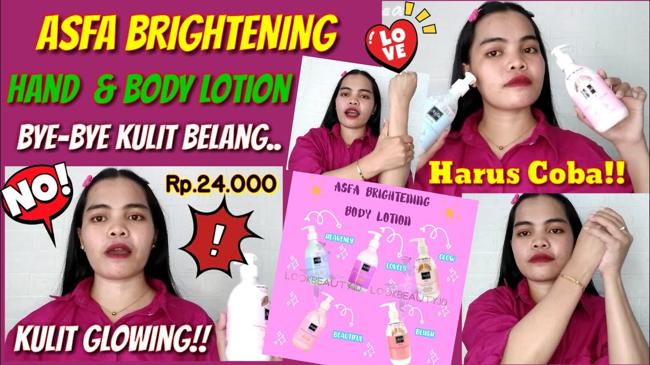 Review ASFA Brightening Body Lotion untuk Kulit Putih Glowing - # ...
