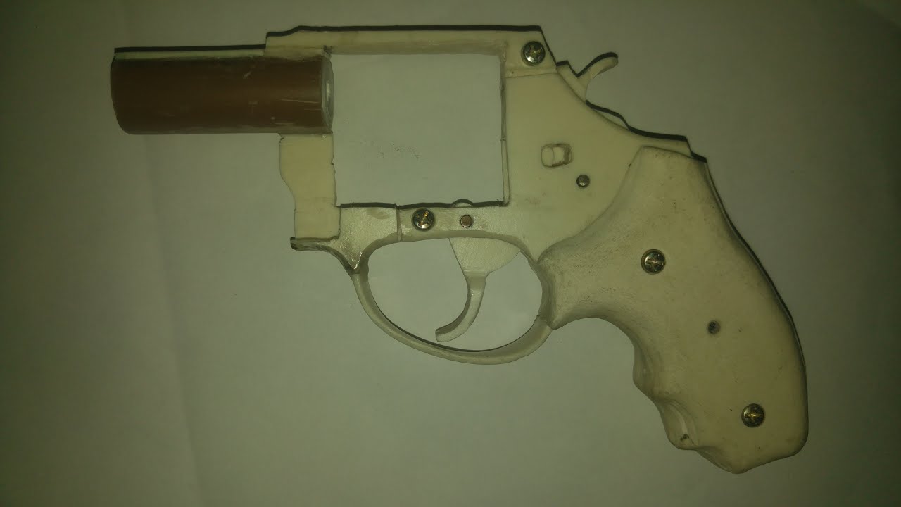 Revolver RT85UL feito em pvc de espoleta / RT85UL revolver made in pvc ...