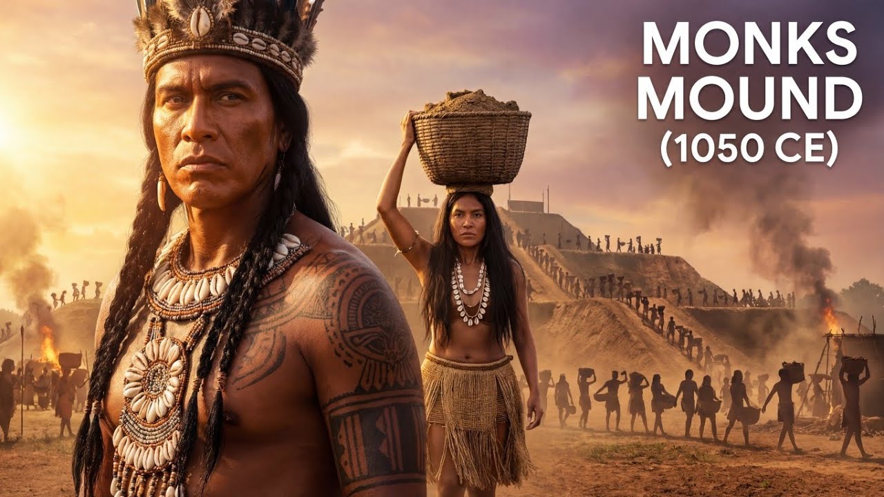 How Ancient Americans Built a Pyramid | Monks Mound, Cahokia - YouTube