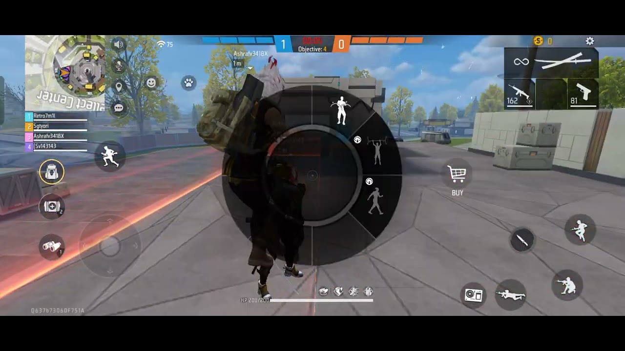 playing free fire max walkthrough in 60 fps - YouTube