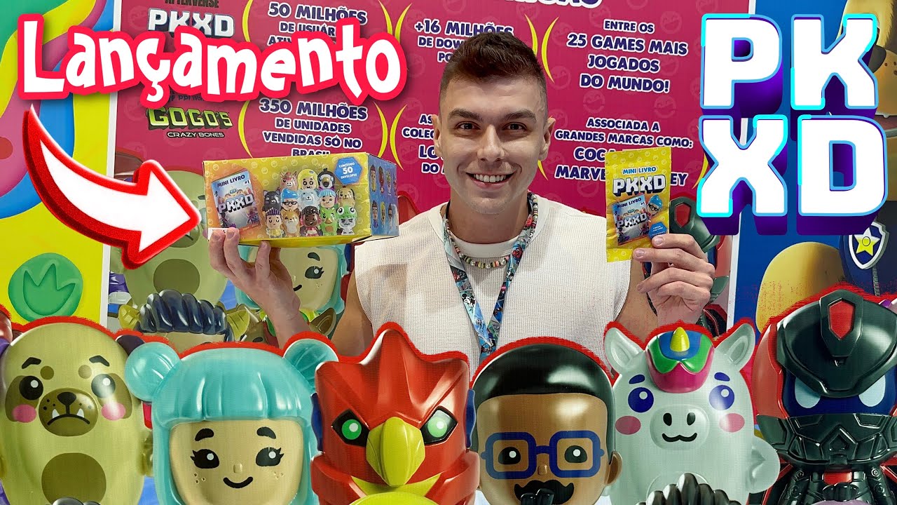 PK XD LANÇAMENTO DE BRINQUEDOS COLECIONÁVEIS NA VIDA REAL! - YouTube