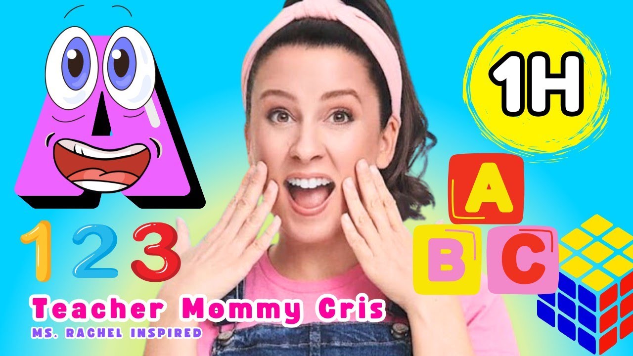 1 HOUR ABCD Alphabet for Kids | Phonics Sounds of Alphabets | Shapes ...