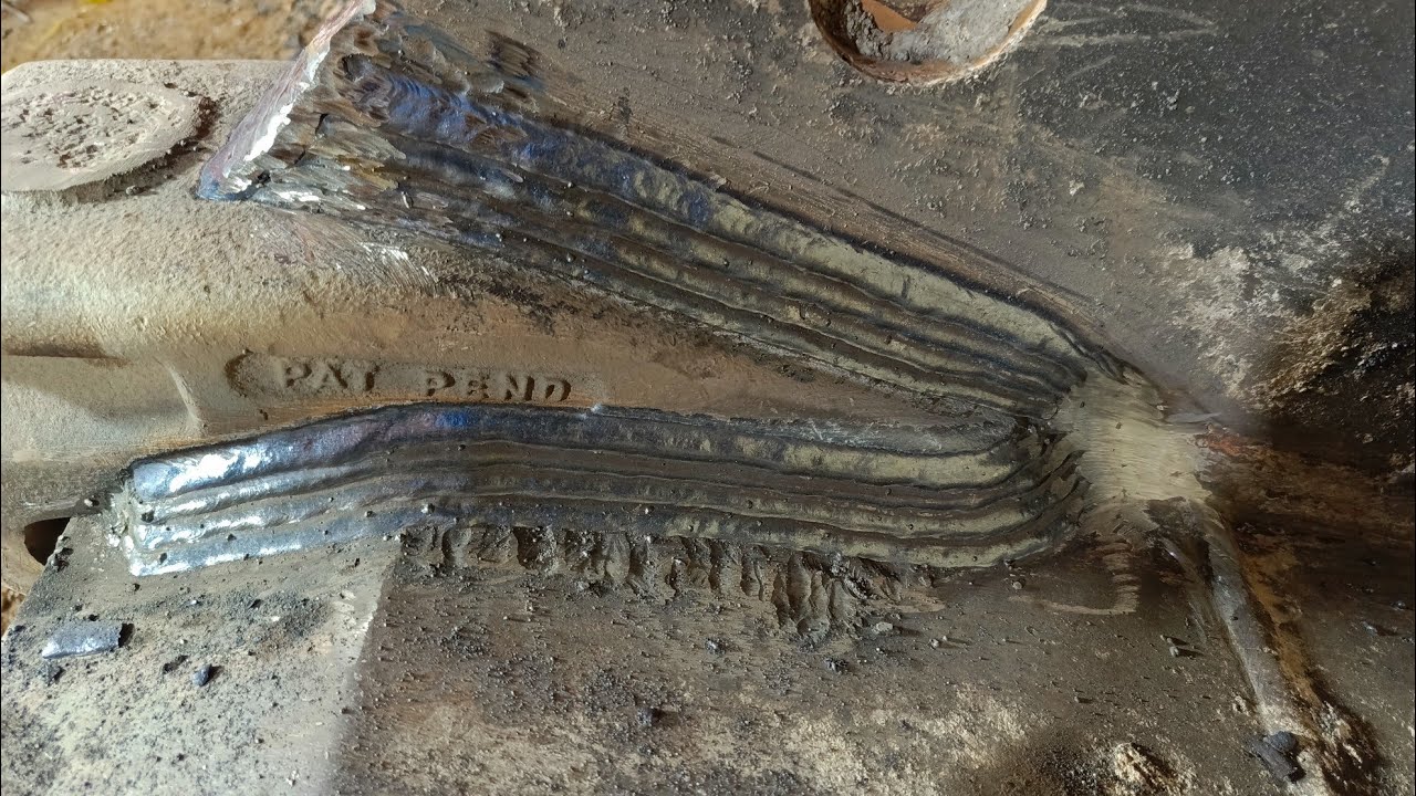 proses welding adaptor bucket cat 345 dengan las FCAW/DARI AWAL SAMPE ...