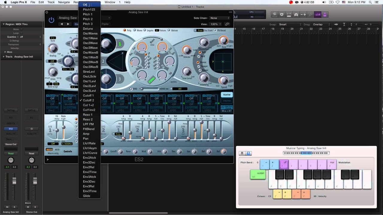 MADZINE 如何做系列：16. Logic Pro X 當家合成器 ES2 簡單上手 - YouTube