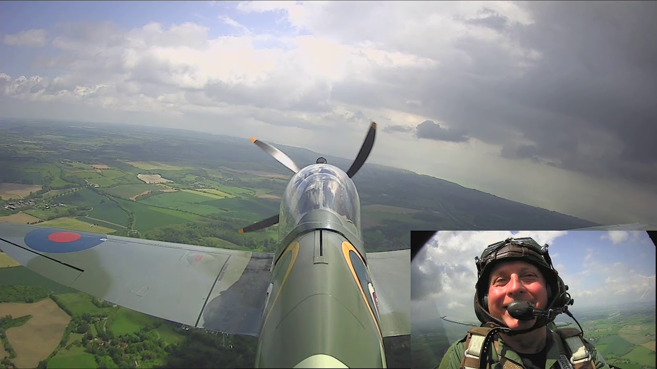 SPITFIRE FLIGHT ACROSS KENT - YouTube