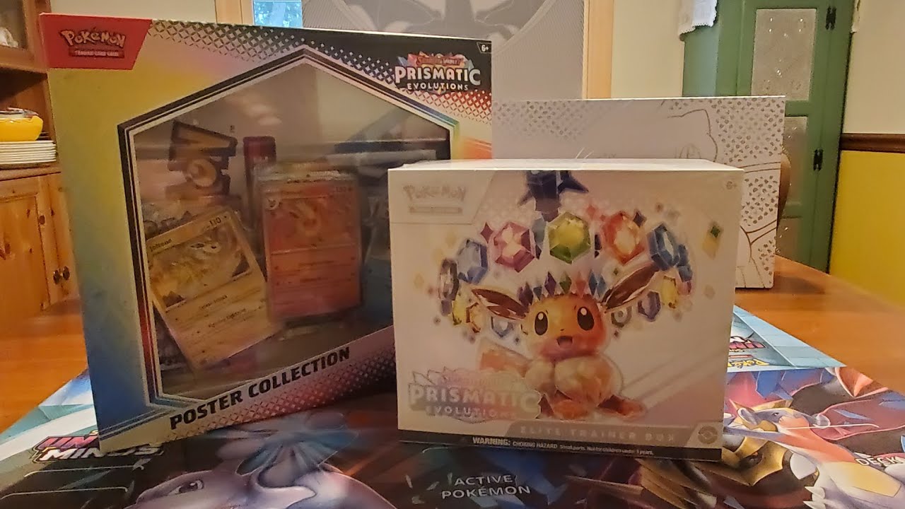 Prismatic Evolutions ETB and Poster Collection - We struck GOLD! - YouTube