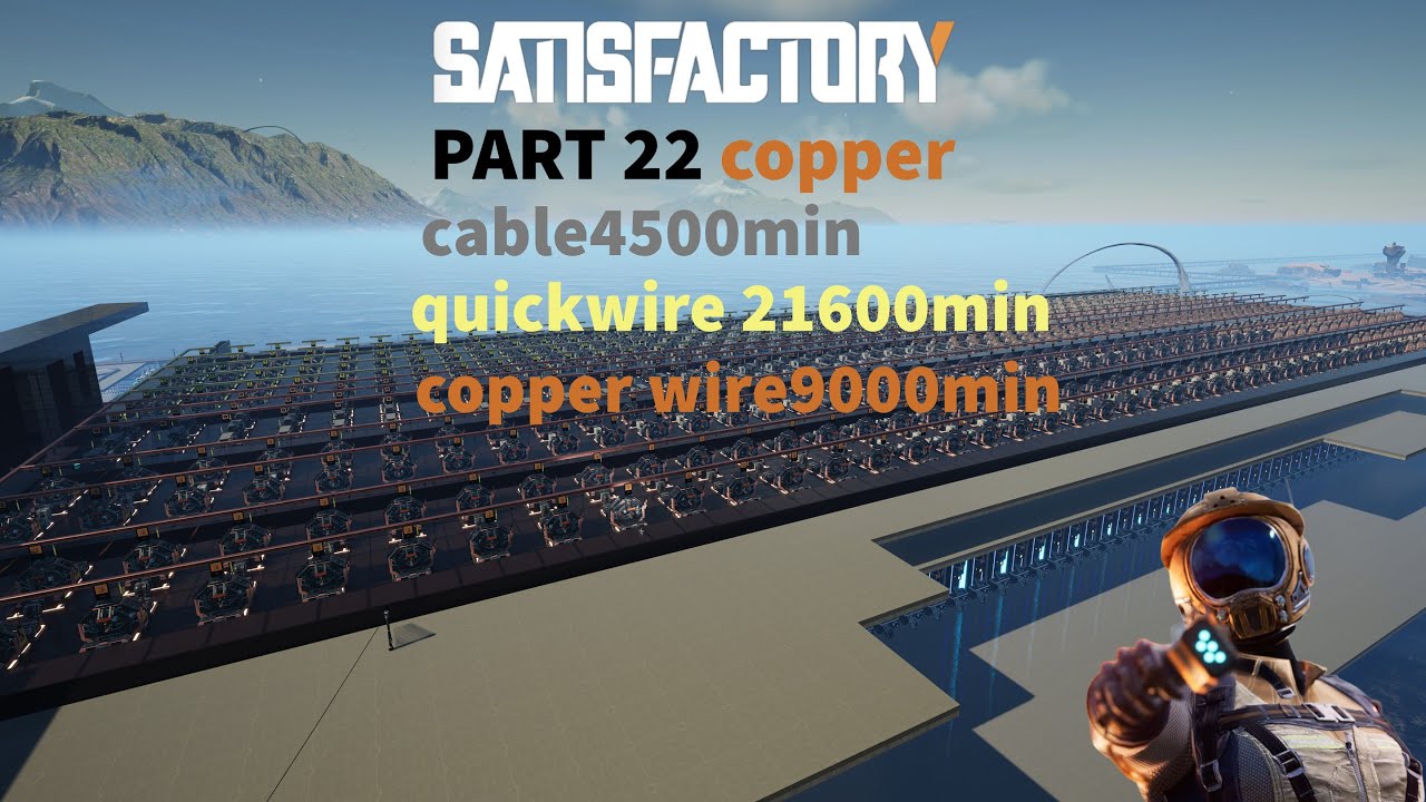 🔴live satisfactory 🚝copper mega factory - YouTube