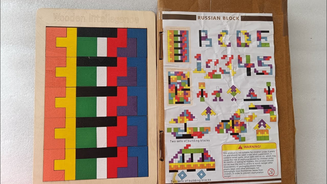 Russian Blocks । kids brain developer । kids learning। - YouTube