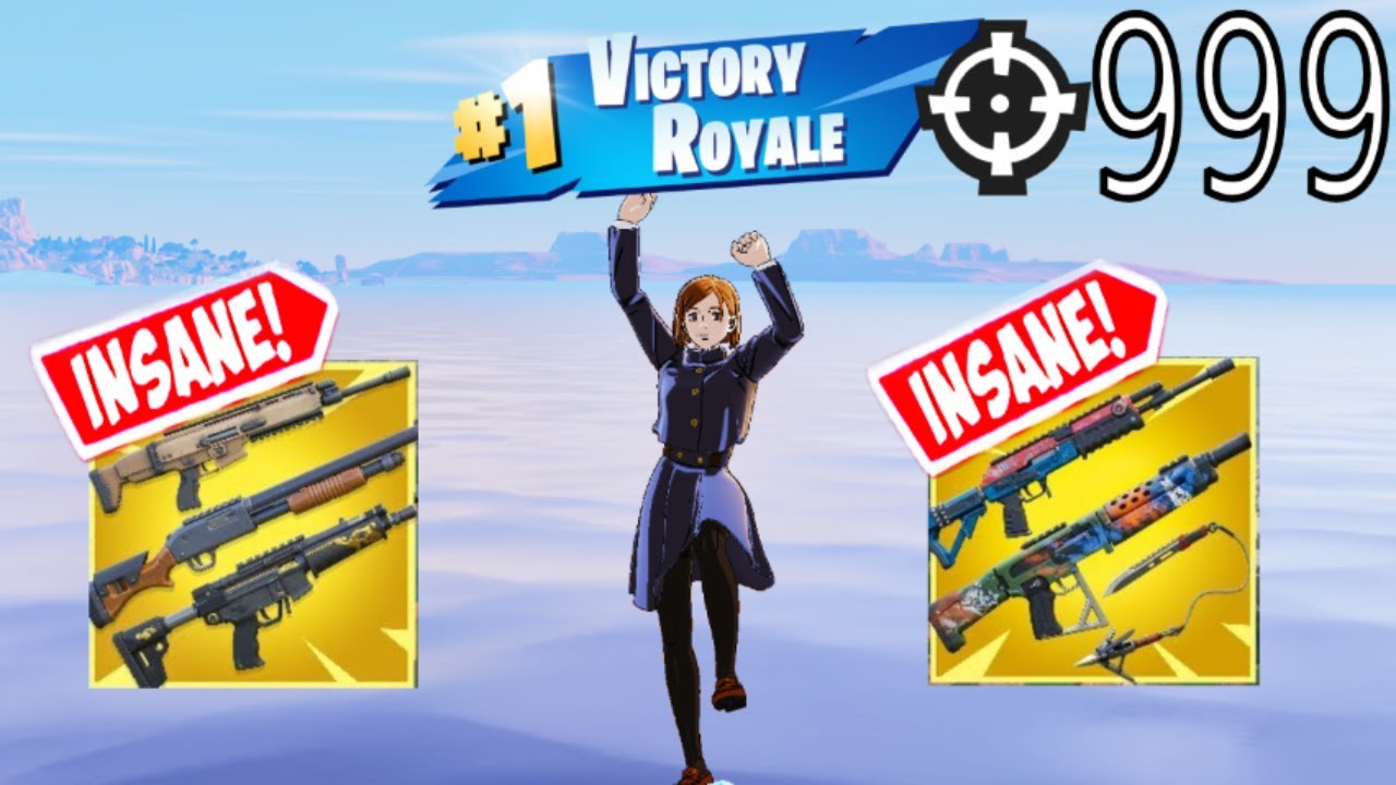 999 Elimination Solo Squads Wins Full Gameplay (Fortnite Chapter 5 ...
