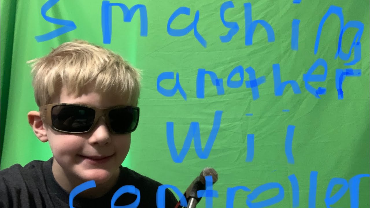 Smashing another Wii controller - YouTube