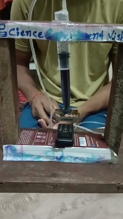 science experiment🧪hydraulic cut mashin Mobile cutting ️#ytshort#science#shortsfeed#viralvideo# ...