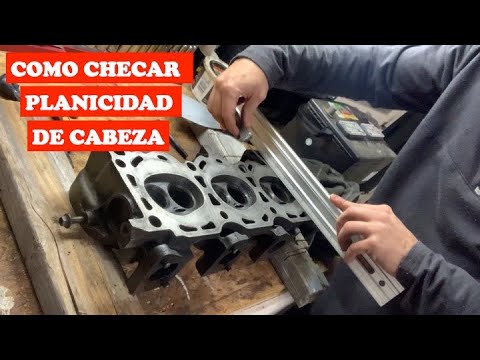 ¿Como saber si debes rectificar cabeza de motor? Prueba de Planicidad ...