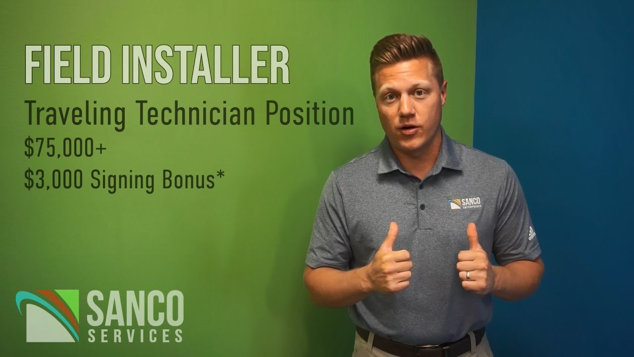 Field Installer - Sanco Services - YouTube