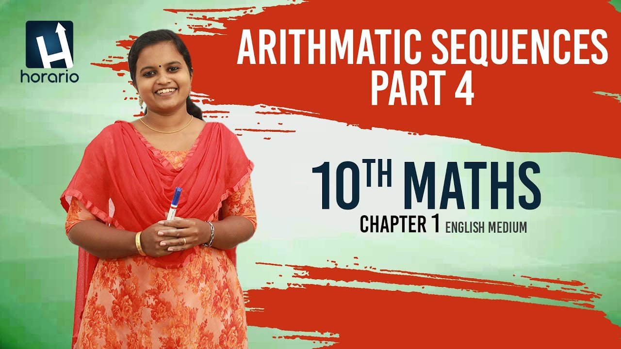 10th Class English Medium MATHS CHAPTER 1 PART 4 | Number sequence ...