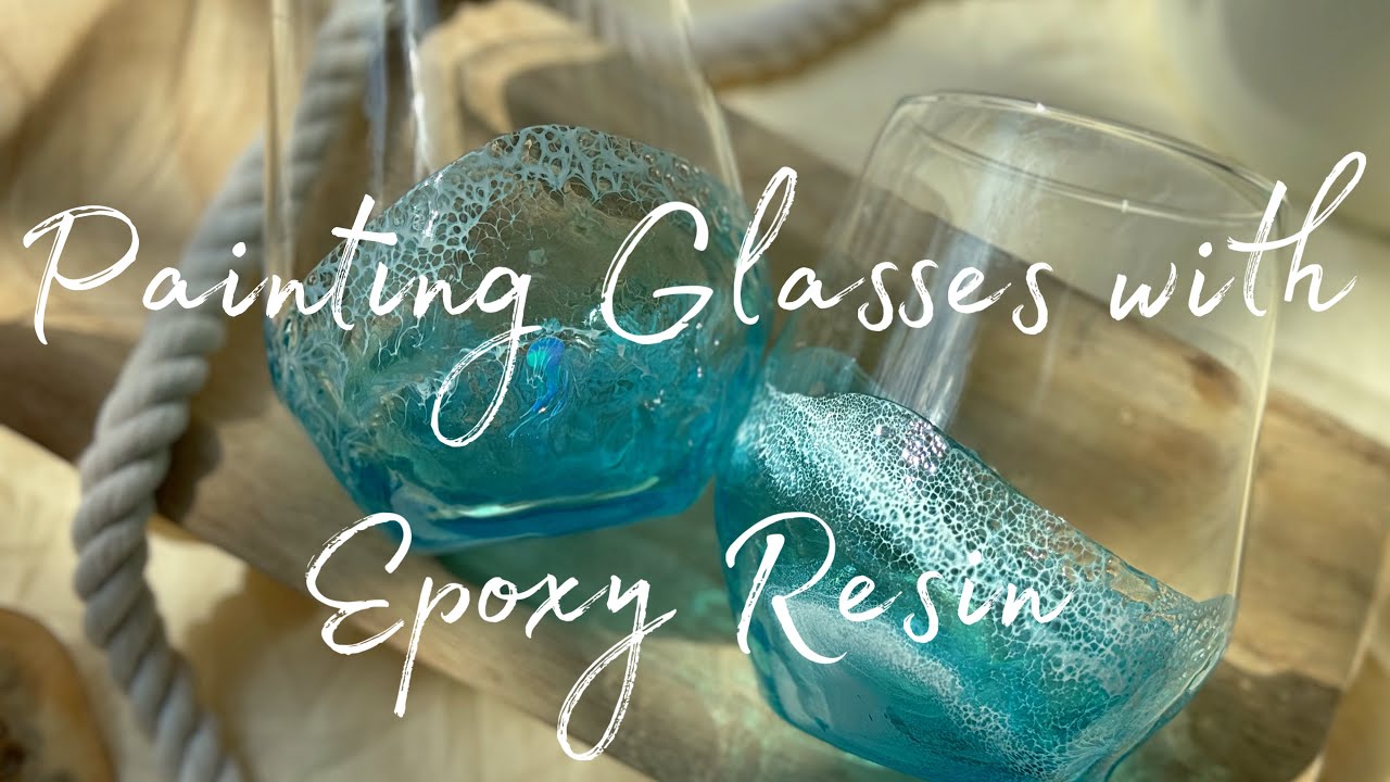 Painting Glasses with #Epoxy Resin Pouring Glasses with Epoxy Resin ...