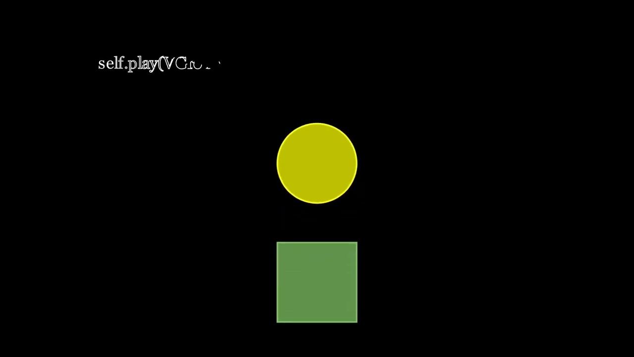 Manim Codes: .animation and .arrange - YouTube