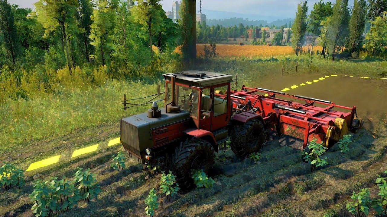 Farming Plot | Harvest the field in Crossroads map snowrunner - YouTube