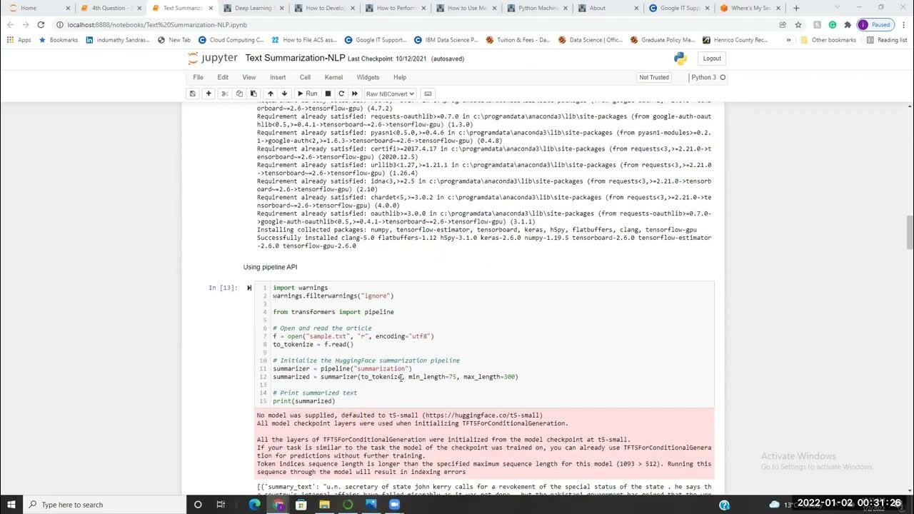 Text Summarization Using Nlp Youtube