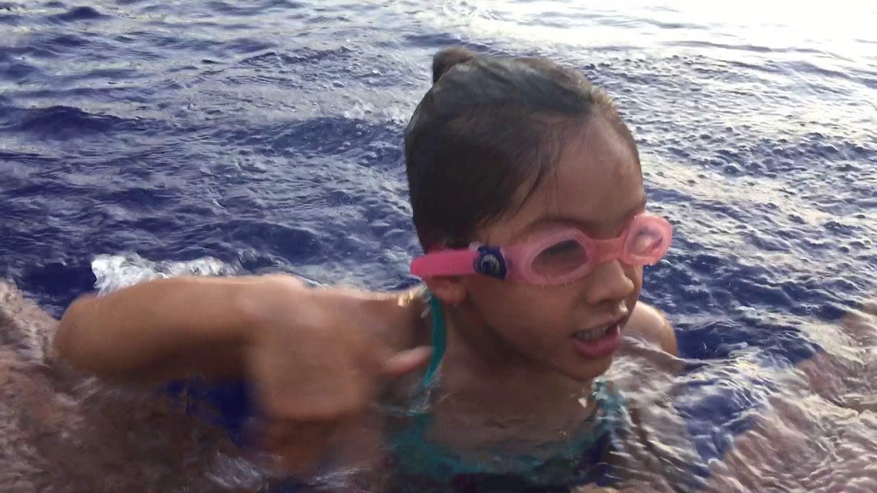 Maya Swimming in Cairo - YouTube