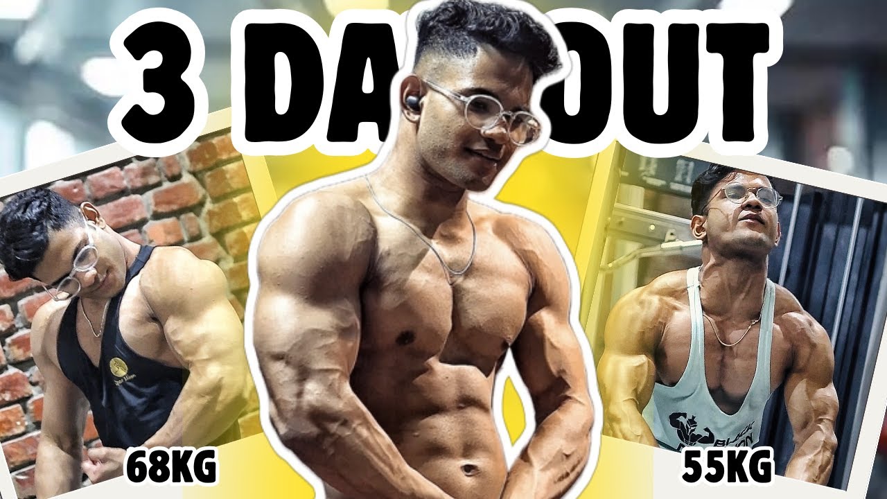 3 DAY OUT Natural Bodybuilder with Enhanced show💀| Crazy Workouts to ...