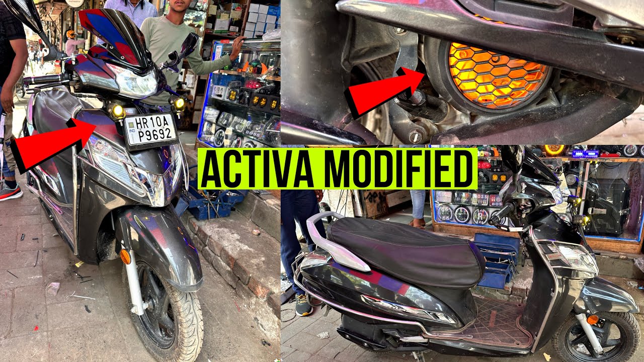 honda activa 125 new model 2023 modifed | Activa modification ) Skd ...