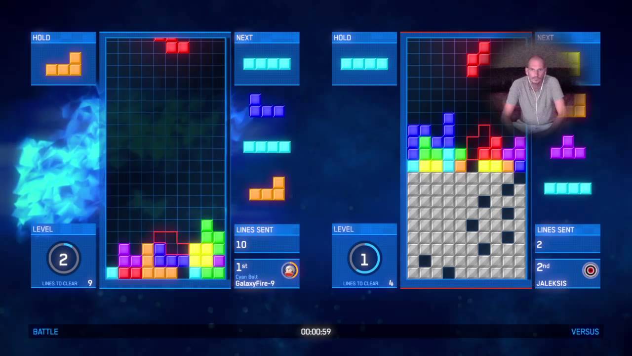 HIGHLIGHT: Complete Tetris match online victory - YouTube